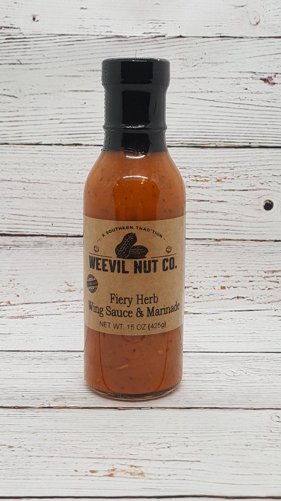 Weevil Nut Fiery Herb Wing Gourmet Sauce (12oz) – Weevil Nut Company