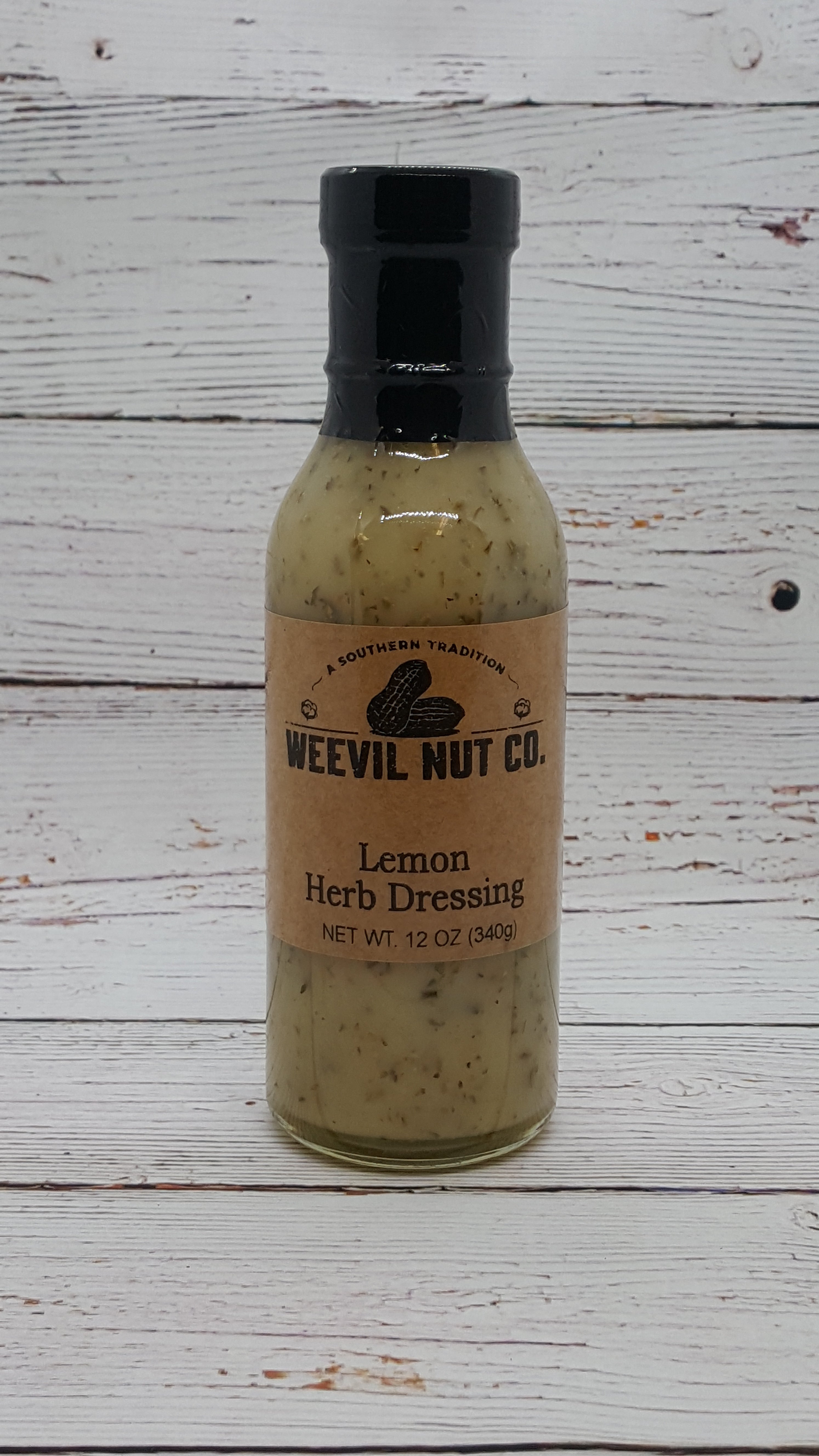 Gourmet Weevil Nut Lemon Herb Dressing (12oz) – Weevil Nut Company